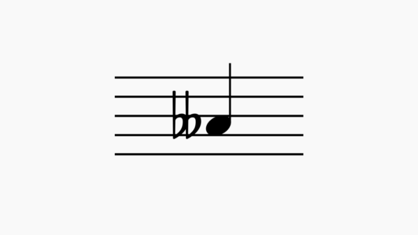 What is a Double Flat (♭♭)? A Guide to Reading It on Piano Sheet Music ...