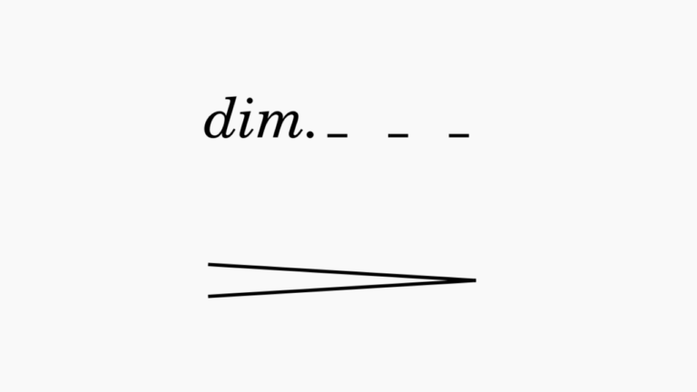 What are dim. (Diminendo) / decrescendo? Explanation of How to Read and ...