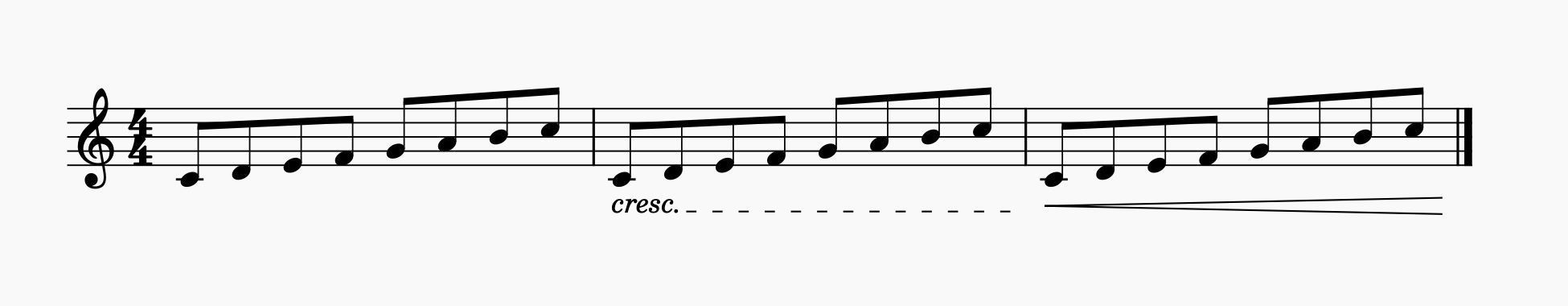 What is Crescendo (cres.)? Explanation of How to Read and Play Piano ...